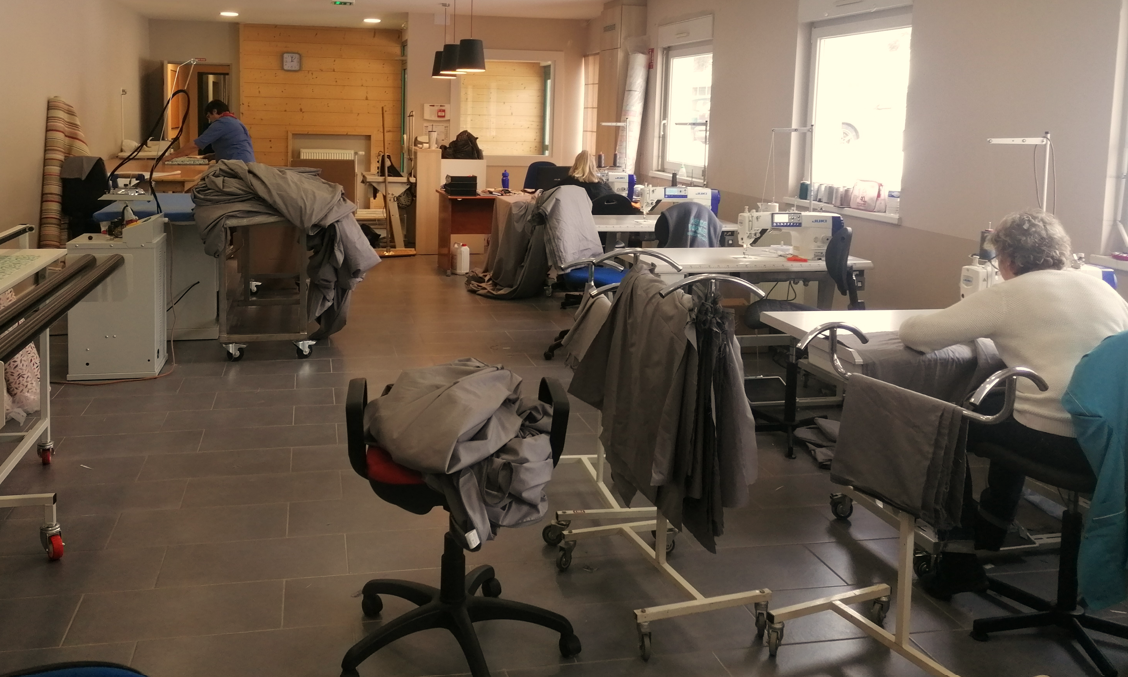 Vosges terre textile | UP'textile ouvre son atelier de confection dans ...